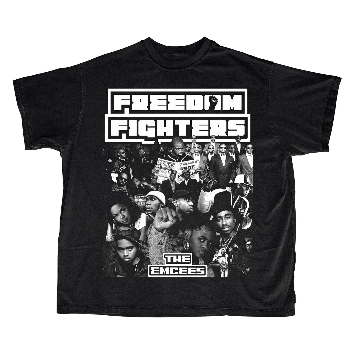 The EMCEES- Freedom Fighter Custom Tee – PatchWorkCustoms